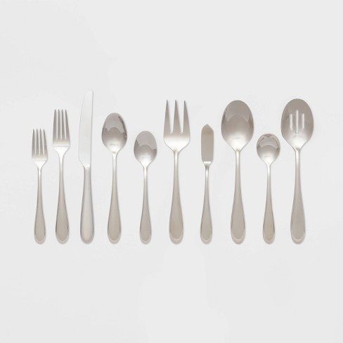 65pc Luxor 18/10 Stainless Steel Flatware Set - Threshold Signature ...
