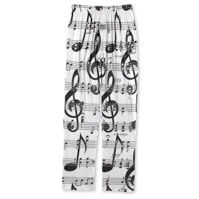 Collections Etc Sheet Music All-over Music Note Graphics Lounge Pants X ...