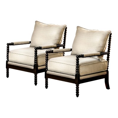 Borne Swivel Accent Chair Dark Brown - Homes: Inside + Out : Target