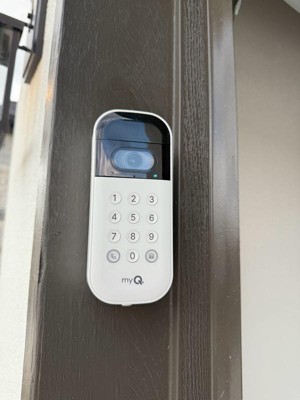 myQ Smart Garage Video Keypad - White : Target