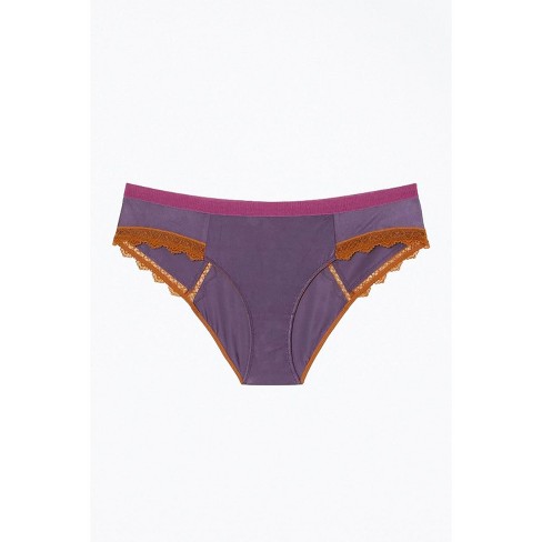 Women's Aralie Lace Trim Knicker - Dora Larsen Us4 : Target