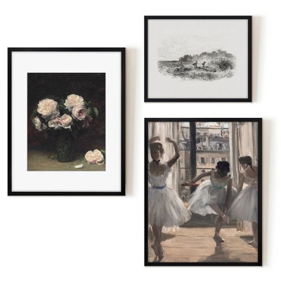 15" X 21" Ballet Ballerina Dress Framed Wall Art Print Blue - Wynwood ...