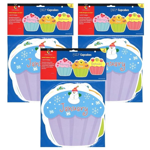 Birthday Cupcake Template Bulletin Board