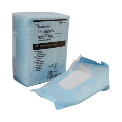 Simplicity Basic Disposable Underpad, Light Absorbency, 150 Count : Target