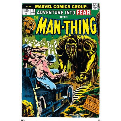 Trends International Marvel Comics: Man-Thing #16 Magnetic Framed Wall ...