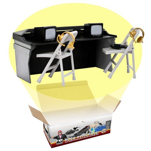 Black Commentator Table For Wwe & Aew Wrestling Action Figures : Target
