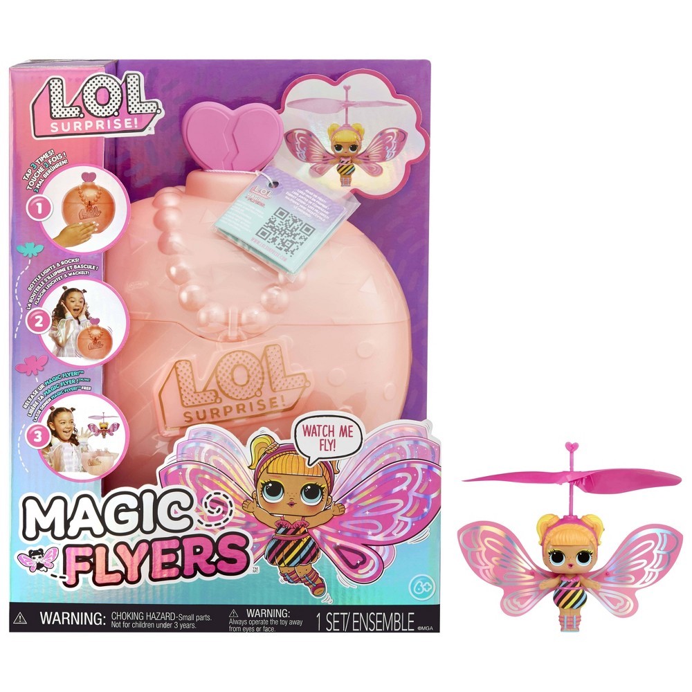 L.O.L. Surprise! Magic Flyers - Flutter Star Pink Wings – BrickSeek