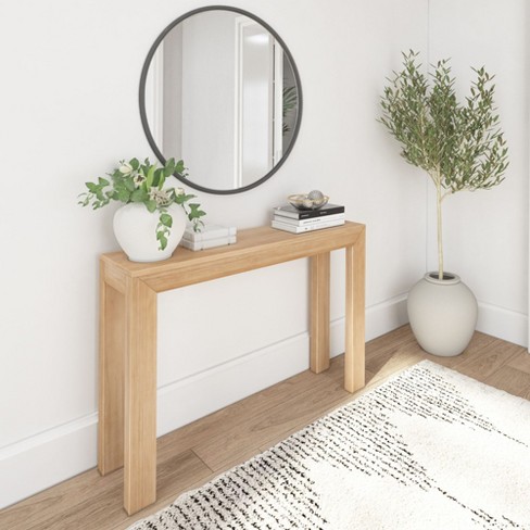 Narrow wooden console table store