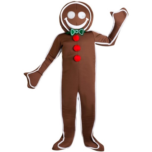 Halloweencostumes.com Large Men Iced Gingerbread Man Costume For Men ...