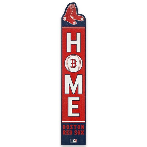 Mlb Boston Red Sox Home Vertical Porch Leaner Wood Wall Decor : Target