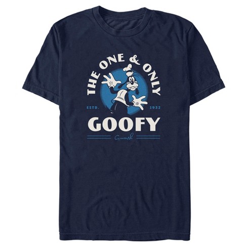 Men's Mickey & Friends Goofy The One & Only T-shirt - Navy Blue - 2x ...