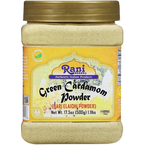 Green Cardamom Pods Powder (hari Elachi) - 17.5oz (1.1lbs) - Rani Brand ...