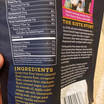 Siete Mexican Shortbread Cookies - 4.5oz : Target