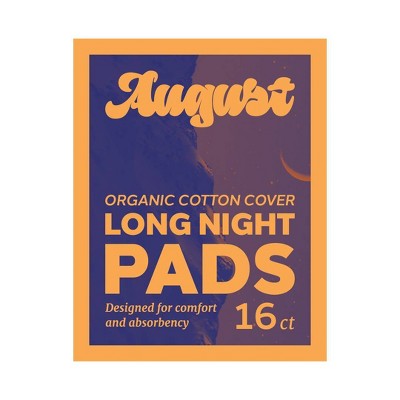 Cora Organic Cotton Fragrance Free Overnight Maxi Pads With Wings For ...