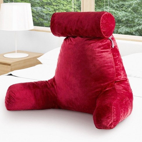 Cheer Collection Extra Large Memory Foam Tv And Reading Backrest Pillow ...
