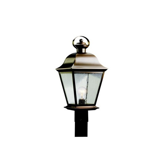 Kichler Lighting Mount Vernon 1 - Light Post Light In Olde Bronze : Target