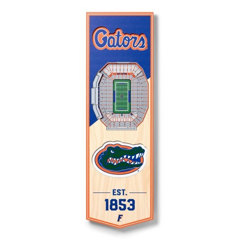 Ncaa Florida Gators 6"x19" Stadium Banner : Target
