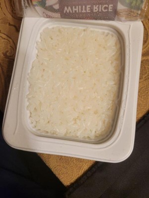 Iris 10pc (6.3oz/180g) Microwavable Instant Premium White Rice, Fully ...