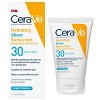 Cerave Hydrating Sheer Sunscreen Lotion For Face And Body - Spf 30 - 3 ...