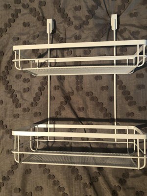 Over The Cabinet Tiered Storage Matte White - Brightroom™ : Target