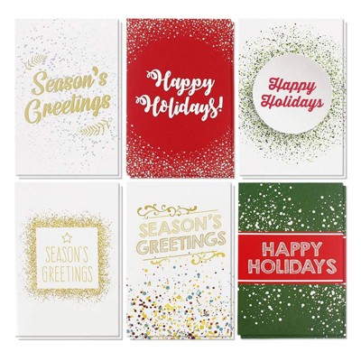 Sustainable Greetings 36 Pack Christmas Cards With Envelopes 4 X 6 ...