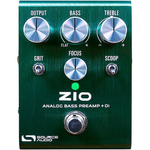 Source Audio Zio Analog Bass Preamp + Di Pedal Green : Target