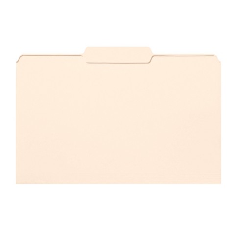 Smead File Folders, 1/3-cut Tab Center Position, Legal Size, Manila ...