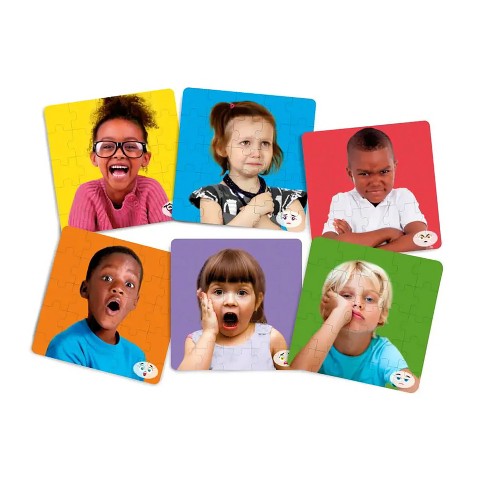 Miniland Emotions Puzzles, Set Of 6 : Target