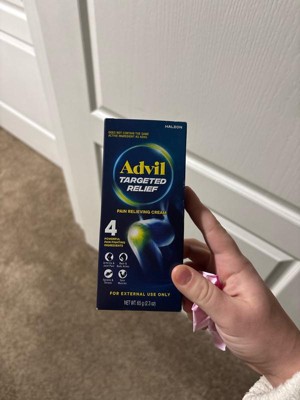 Advil Targeted Relief Pain Relieving Cream with Massage Applicator - 2 ...