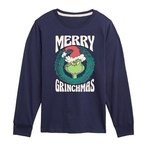 Boys' Dr. Seuss The Grinch Christmas Merry Grinchmas Long Sleeve ...