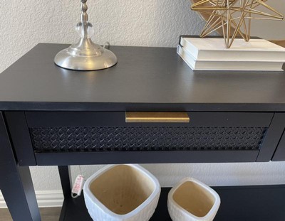East Bluff Woven Drawer Console Table - Threshold™ Designed With Studio ...