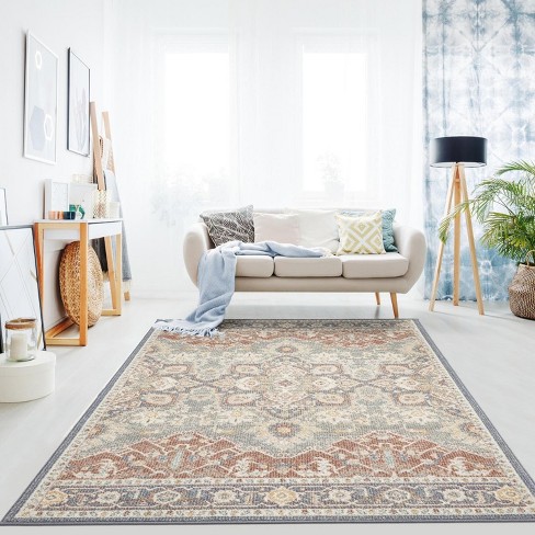 Luxe Weavers Floral Bohemian Multi 8x10 Area Rug : Target