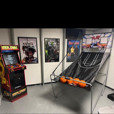 Costway Dual Led Electronic Shot Basketball Arcade Game With 8 Game ...