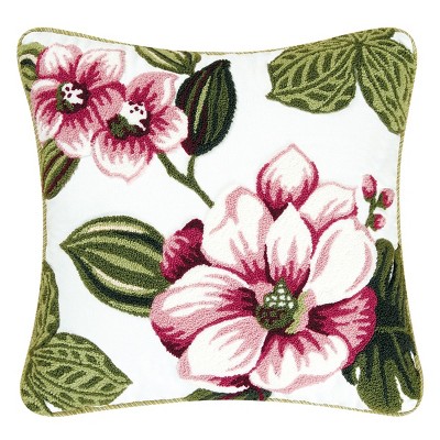 Northlight 18" Dark Green Suede Square Throw Pillow With Fringe Edges ...