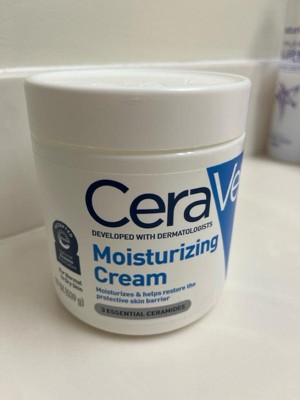 Cerave Moisturizing Face & Body Cream With Pump For Normal To Dry Skin ...