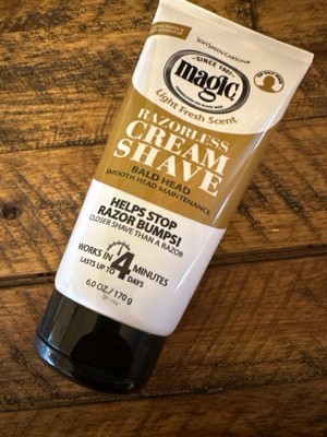 Magic Razorless Shaving Cream For Hair Removal, Bald Head Maintenance ...