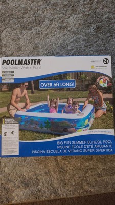 Poolmaster 53" X 16" Inflatable Kiddie Swimming Pool For Big Fun Summer ...