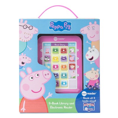 Peppa Pig Electronic Me Reader 8-book Library And Electronic Reader ...