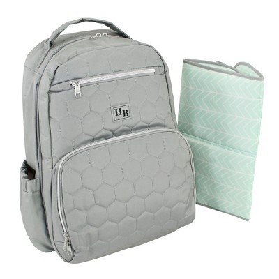 Hudson Baby Premium Diaper Bag Backpack And Changing Pad, Gray, One ...