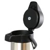 Megachef 3 Liter Vacuum Insulated Stainless Steel Pump Cap Air Pot : Target