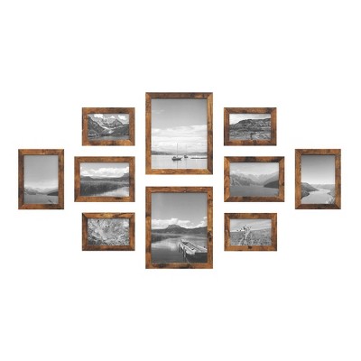 Songmics Picture Frames 10 Pack Collage Picture Frames With Two 8x10 ...