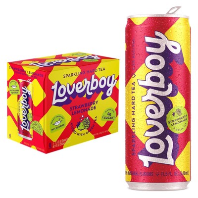 Loverboy Sparkling Hard Tea Rotator - 6pk/ 11.5 Fl Oz Cans : Target