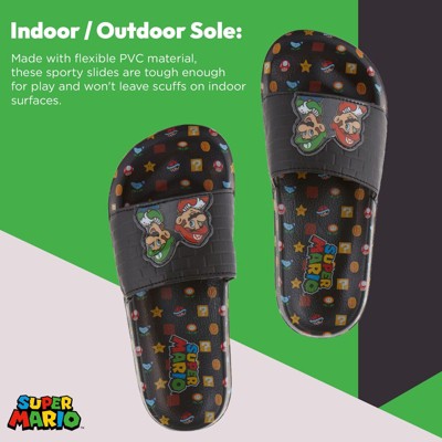 Boys Nintendo Mario Slide Sandals - Super Mario Australia | Ubuy
