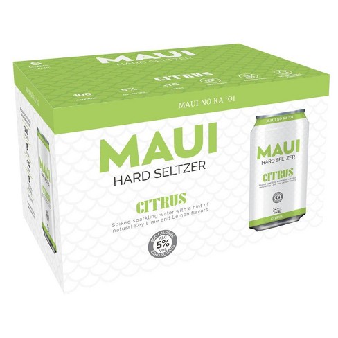 Maui Citrus Hard Seltzer - 6pk/12 Fl Oz Cans : Target