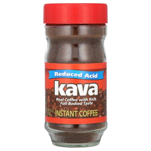 Kava Coffee Instant Coffee, Reduced Acid, 4 Oz (113 G) : Target