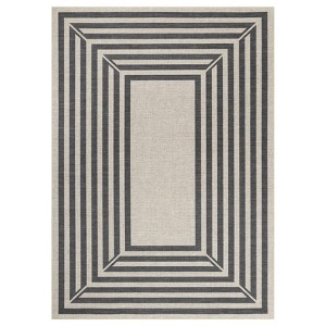 Modern Geometric Easy Jute Area Rugs, Beige 5'x7' Washable Indoor ...