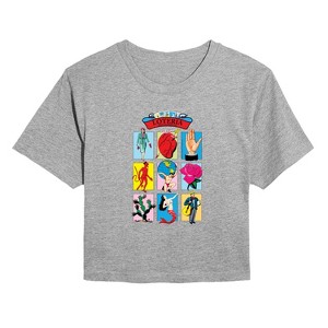 Women's - Loteria - Floating Cards Grid Cropped Graphic T-Shirt : Target