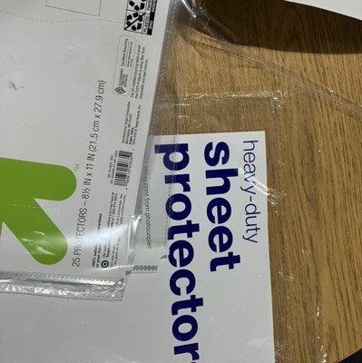 Letter Sheet Protectors Clear - Up&up™ : Target