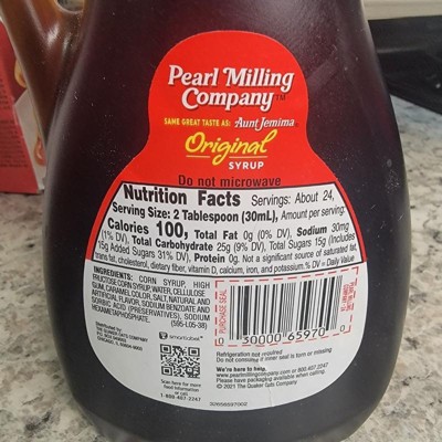 Pearl Milling Company Original Syrup - 24 Fl Oz. : Target
