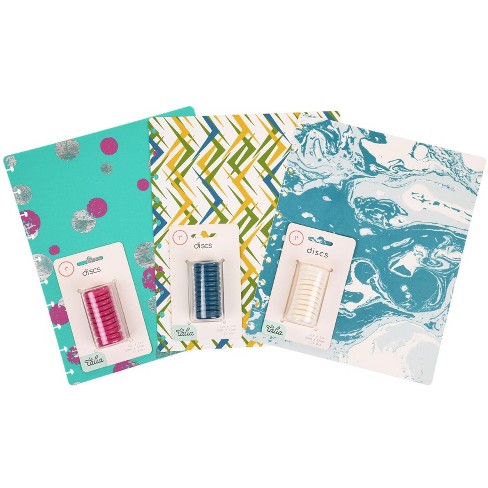 Talia Plastic Discbound Discs And Covers (set 9 (3pk Designs), Midsize ...